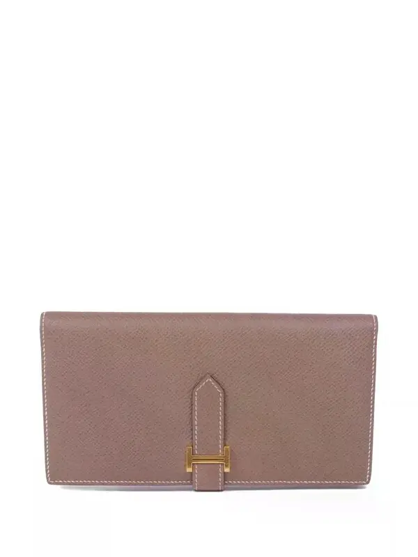 Hermès Béarn Soufflet Long Wallet - Neutrals