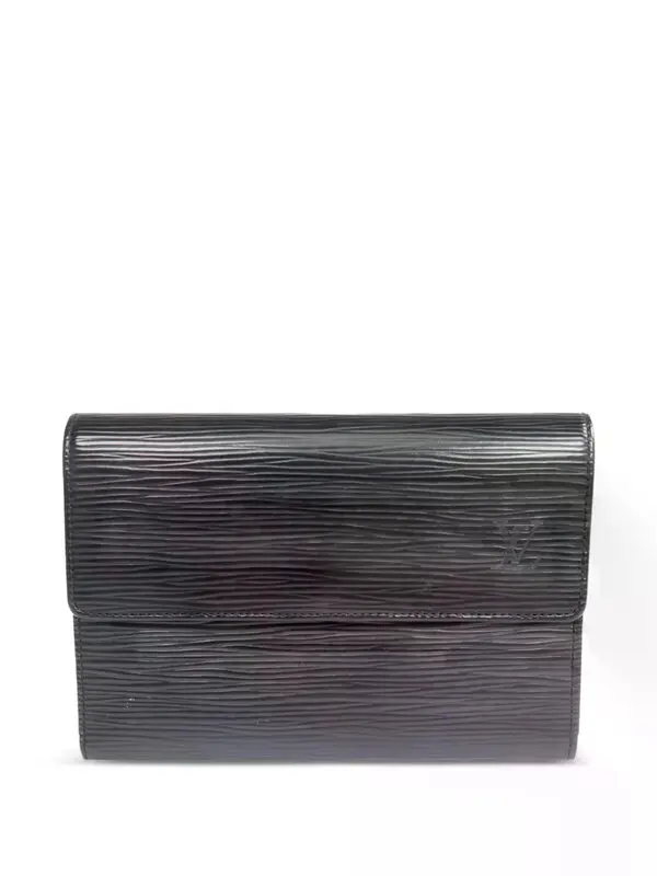 LOUIS VUITTON Epi Leather Wallet - Black