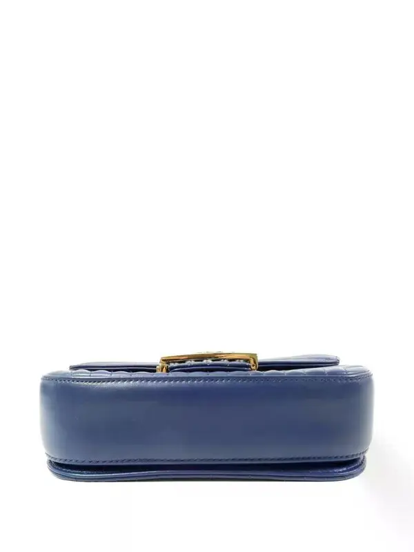 Prada Quilted Chain Shoulder Bag - Blue