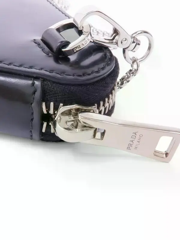 Prada Logo Detail Crossbody Bag - Black