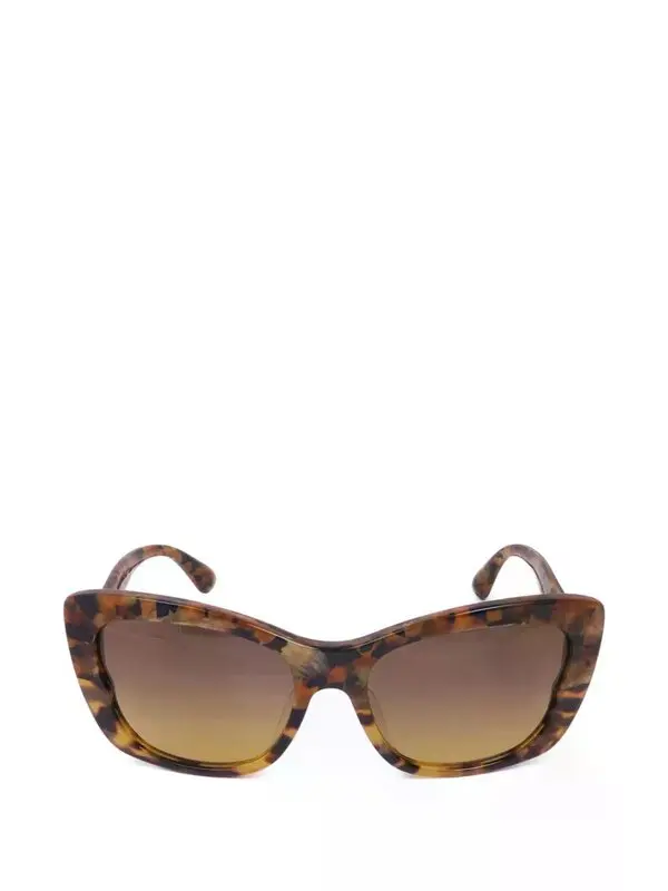 Miu Miu Tortoiseshell Effect Cat-eye Sunglasses - Brown