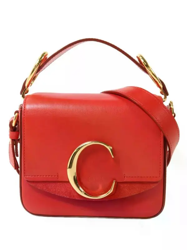 Chloé Leather Shoulder Bag - Red