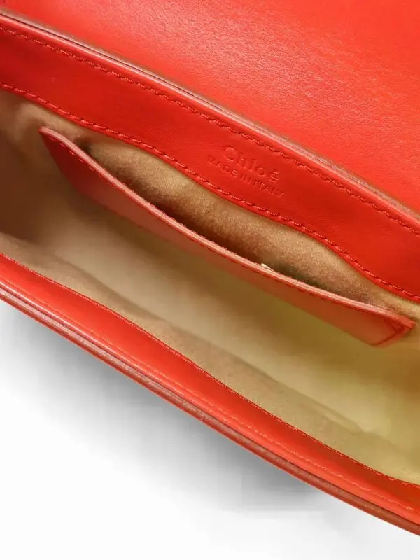 Chloé Leather Shoulder Bag - Red