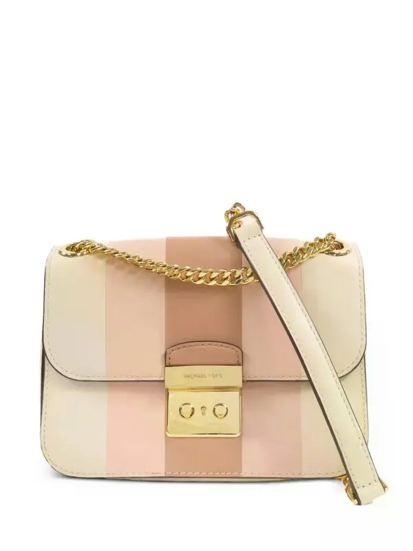 Michael Kors Striped Shoulder Bag - Neutrals