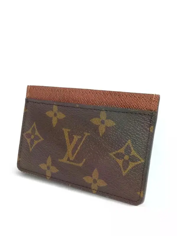 LOUIS VUITTON Monogram Card Holder - Brown