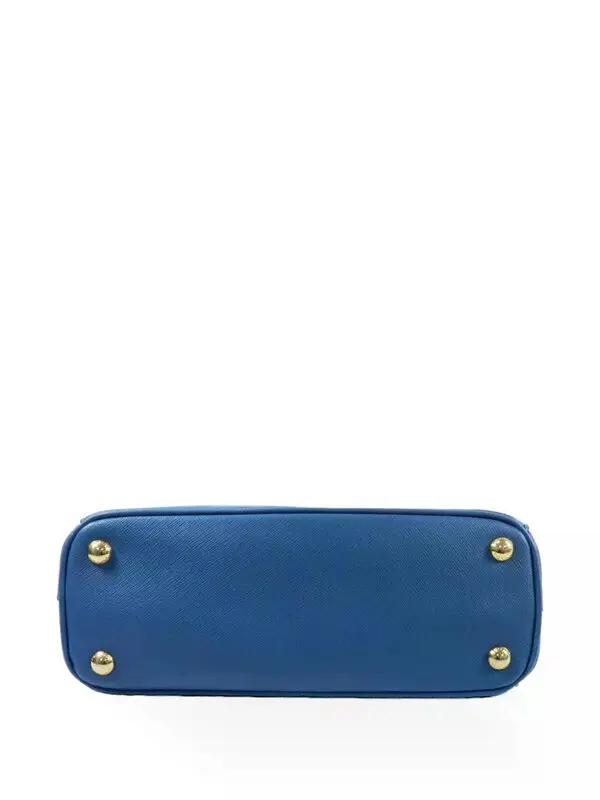 Prada Galleria Saffiano Leather Tote Bag - Blue