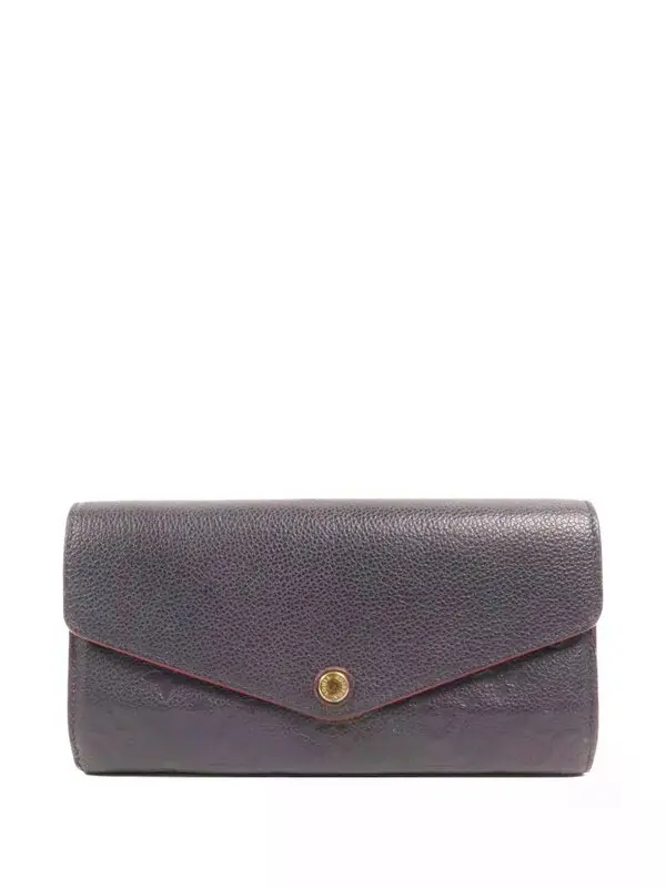 LOUIS VUITTON Sarah Long Wallet - Blue