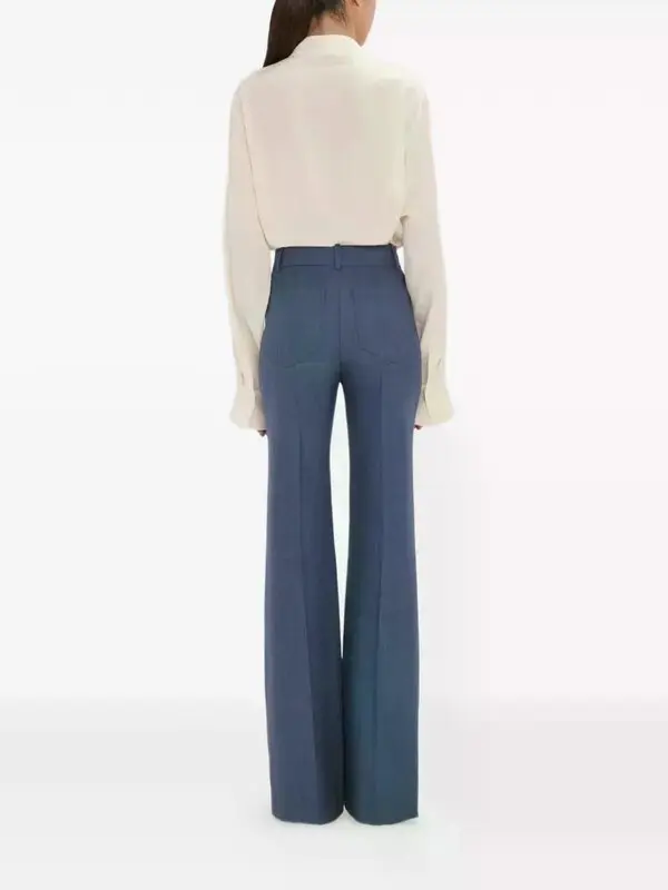 Victoria Beckham Alina Tailored Trousers - Blue