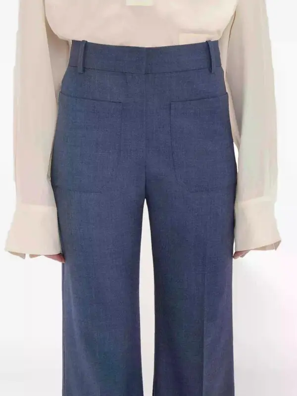 Victoria Beckham Alina Tailored Trousers - Blue