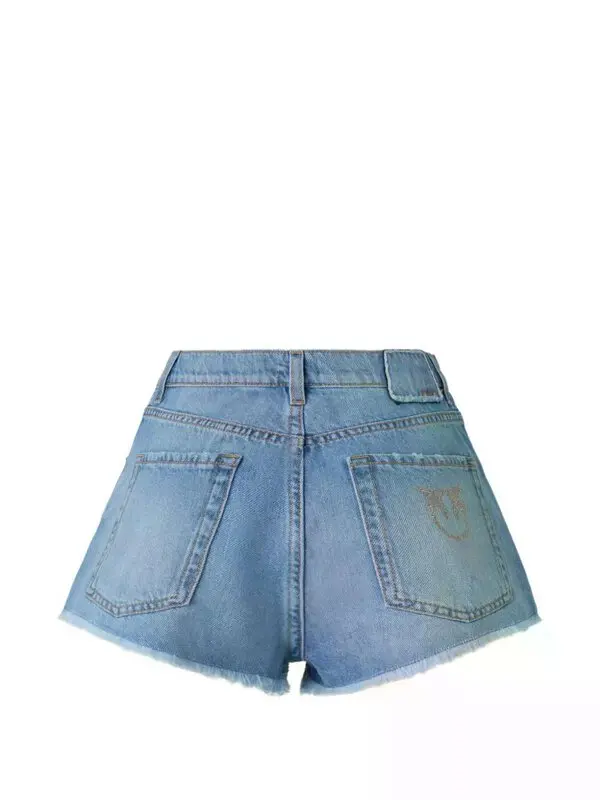 Pinko Frayed-edge Denim Shorts