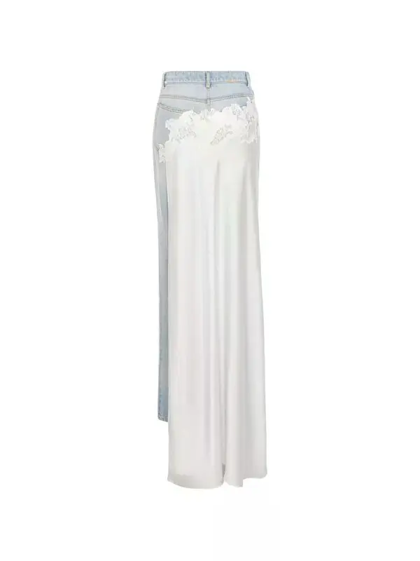 SEEN USERS Lace-trim Panelled Jeans