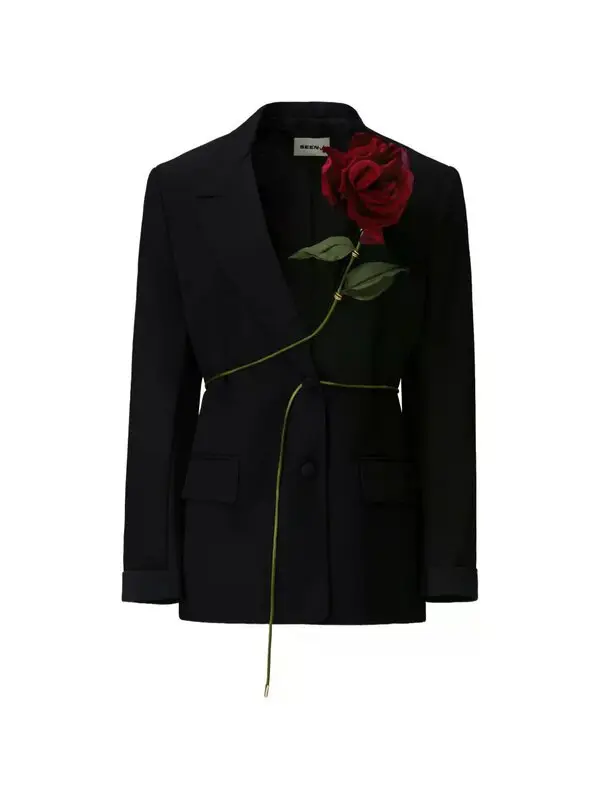 SEEN USERS Carnivorous Rose Blazer