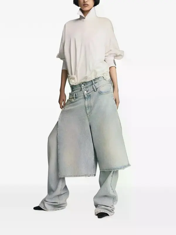 SEEN USERS Name Double Wear Layered Jeans