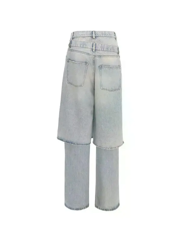 SEEN USERS Name Double Wear Layered Jeans