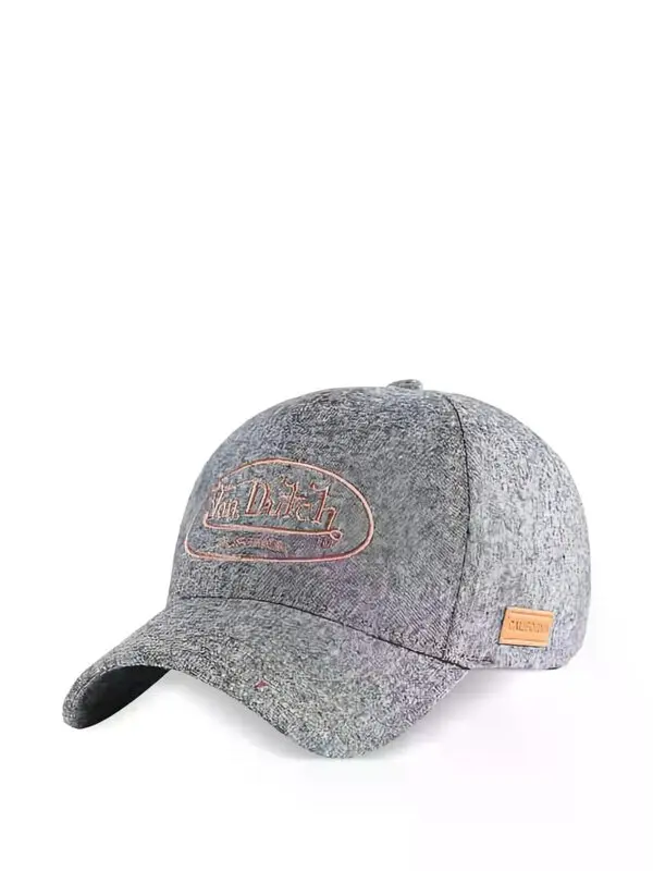 VON DUTCH Logo Embroidered Baseball Cap - Grey