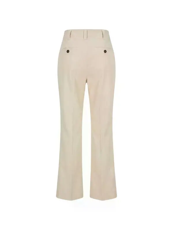 Brunello Cucinelli Beige Cotton Trousers