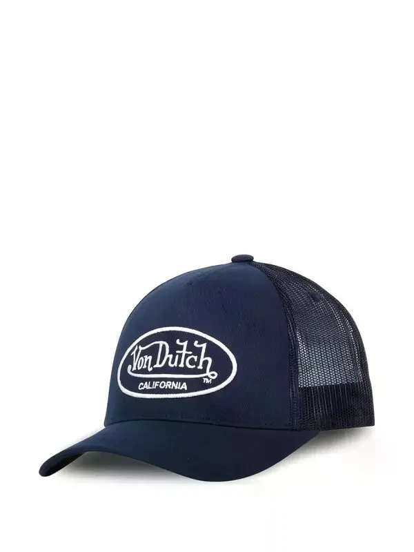VON DUTCH Logo Patch Mesh Panel Cap - Blue