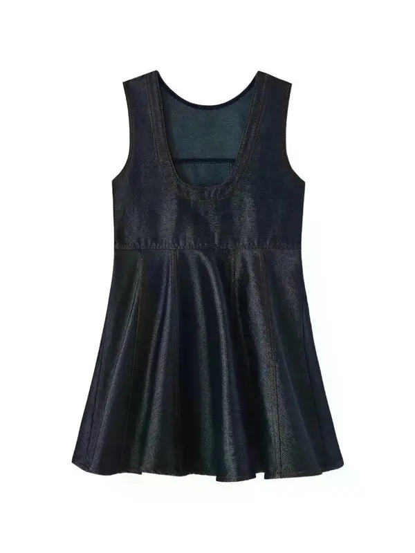 GANNI Panelled Denim Dress