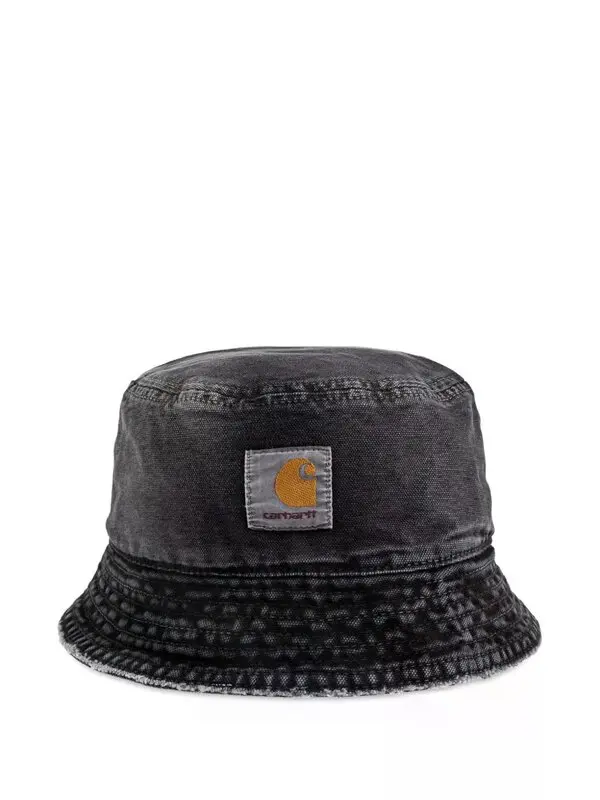 Carhartt Work In Progress Logo Patch Bucket Hat - Black