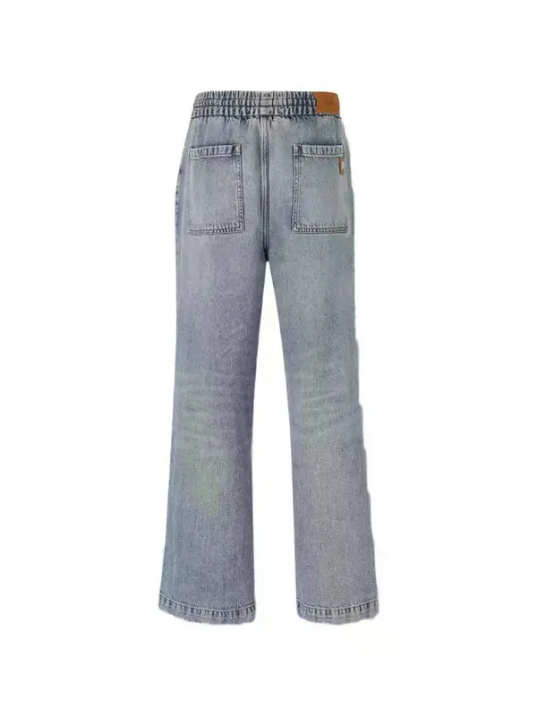 Amiri Drawstring Wide-leg Jeans