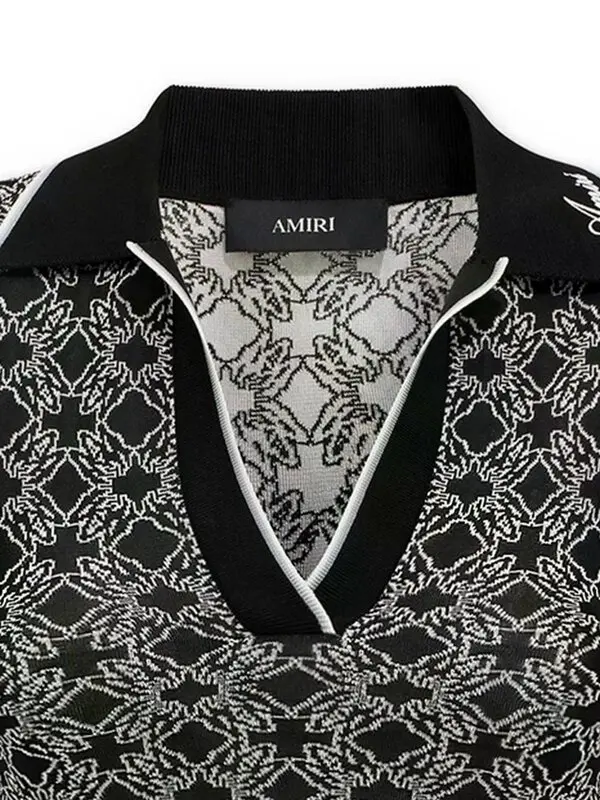 Amiri Ma Quad Polo Sweater