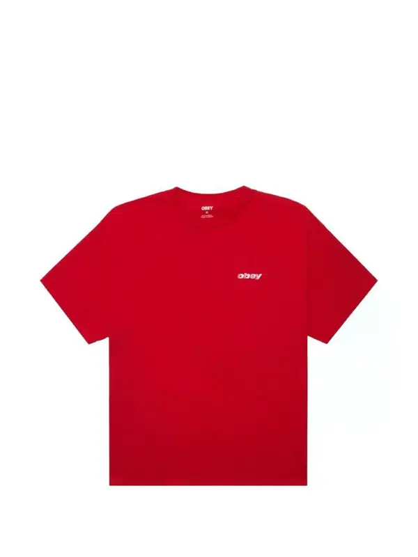 Obey Diffusion Logo-print T-shirt