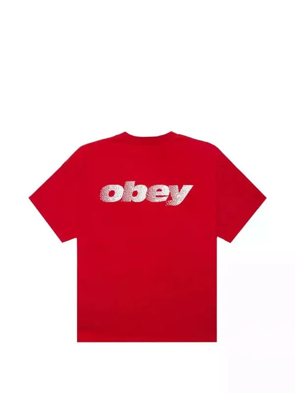 Obey Diffusion Logo-print T-shirt