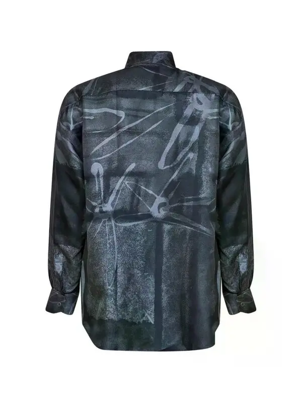 COSTUMEIN Floral-print Silk Shirt