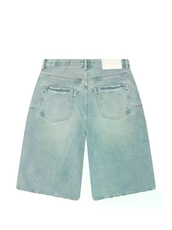 PURPLE BRAND Dust Bowl Distressed Denim Shorts