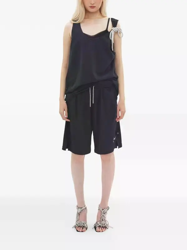 AREA Logo-embroidered Knee-length Shorts