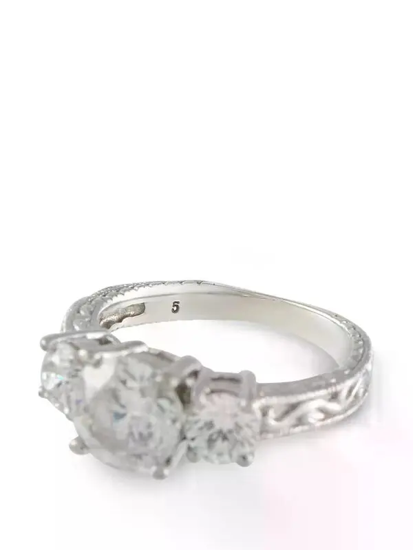 LB EXCLUSIVE 1.90 Carat Diamond Ring In 18k White Gold