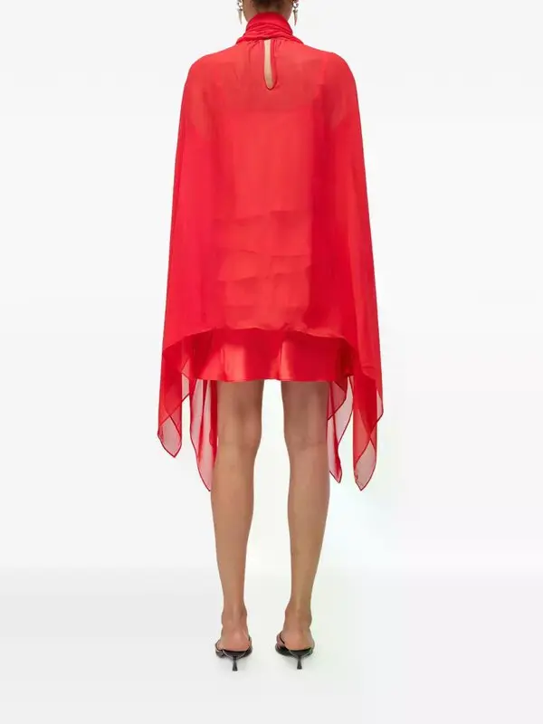 BLUGIRL Georgette Sheer Mini Dress