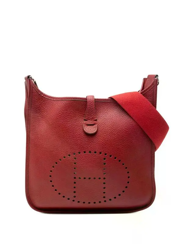 Hermès 2006 Clemence Evelyne Ii Pm Bag - Red