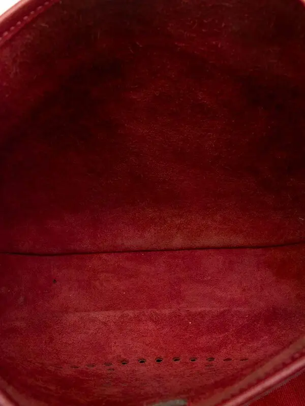 Hermès 2006 Clemence Evelyne Ii Pm Bag - Red