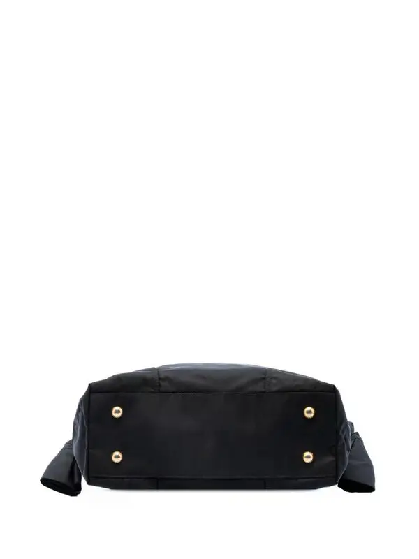 Prada Tessuto Bow Tote Bag - Black