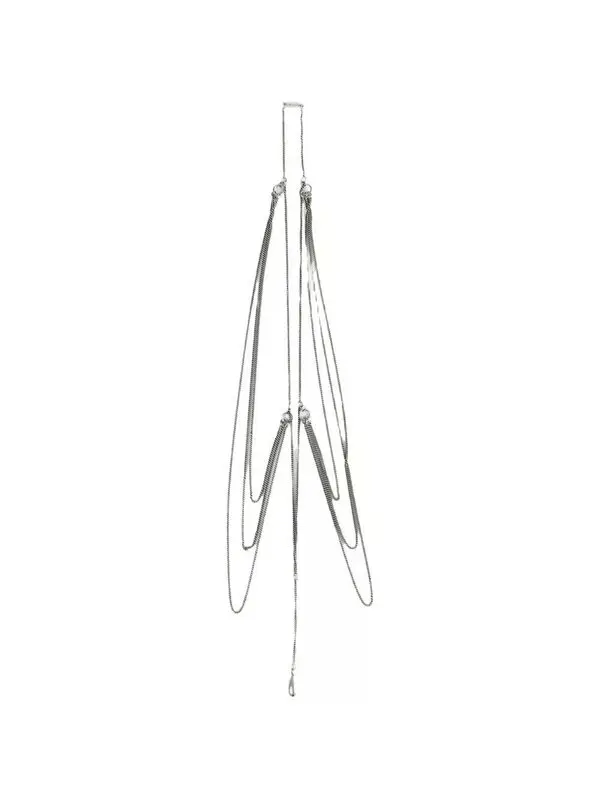 ANN DEMEULEMEESTER Layered Cable-link Necklace With Toggle Fastening
