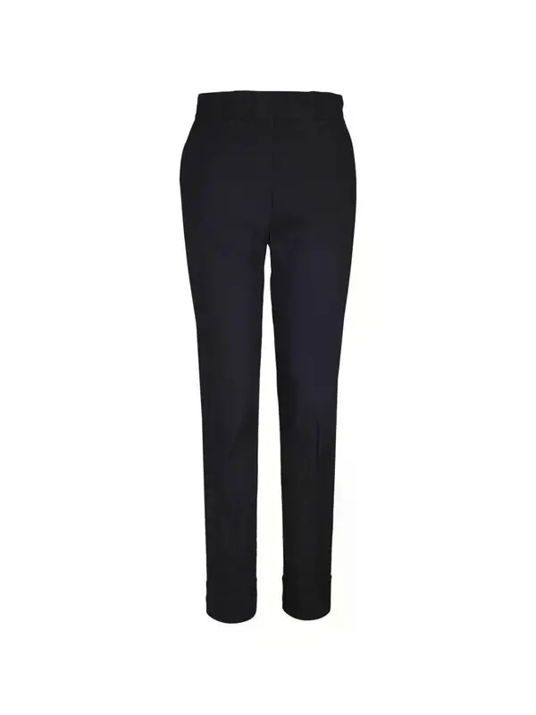 D.exterior Pressed Crease Turn-up Trousers