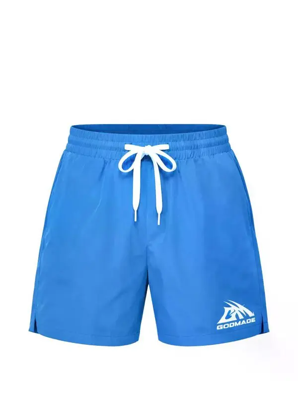 GODMADE Logo Print Swim Shorts
