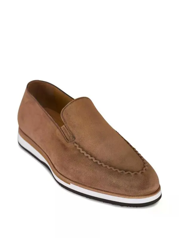Bontoni Raggio Suede Loafers