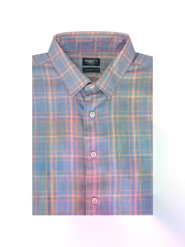 Faherty Brand Movement Check-print Shirt