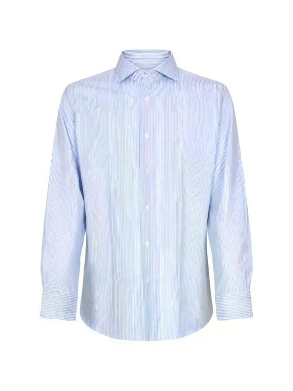 GUGLIELMINOTTI Vertical-stripe Long-sleeve Shirt