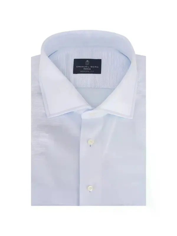 EMANUEL BERG Yoga Piqué-texture Shirt