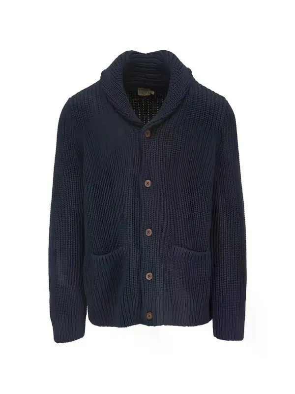 Faherty Brand Chunky Knit Shawl Collar Cardigan