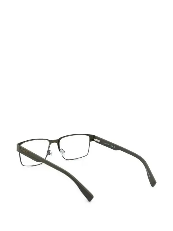 Lacoste Rectangle-frame Glasses - Green