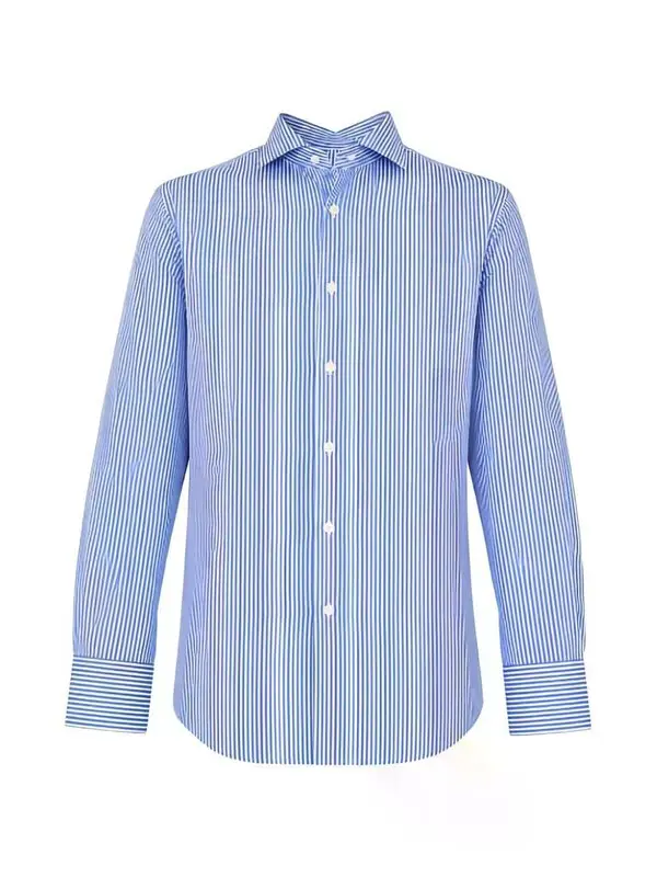 GUGLIELMINOTTI Vertical-stripe Long-sleeve Shirt