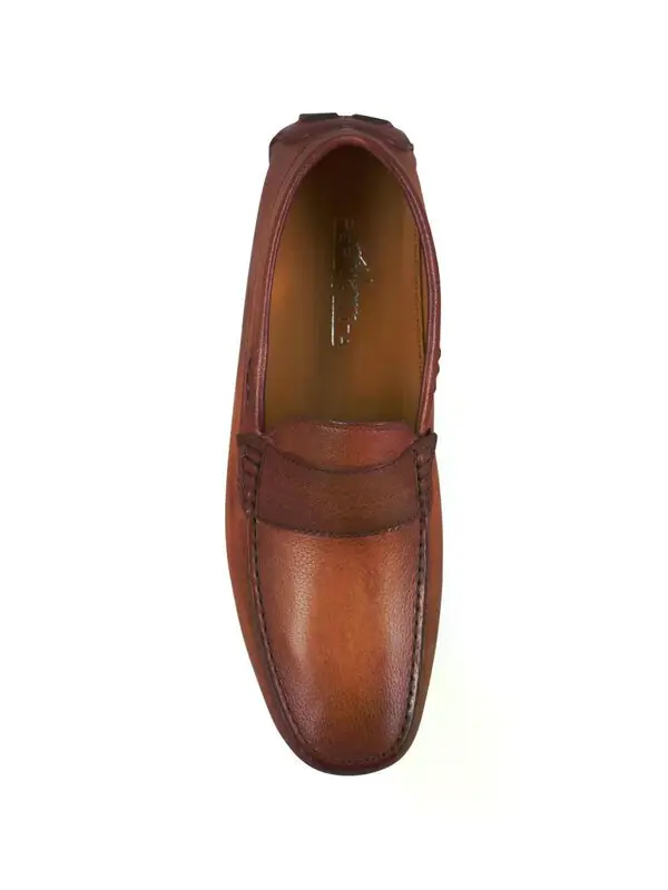 Martin Dingman Leather Penny Loafers