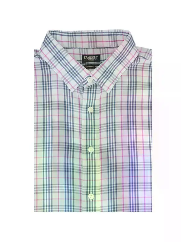 Faherty Brand Movement Check-pattern Button-down Shirt