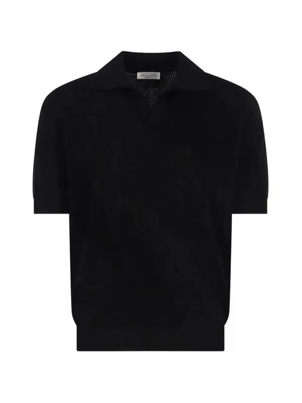 ROBERTO COLLINA Open-knit Short-sleeve T-shirt