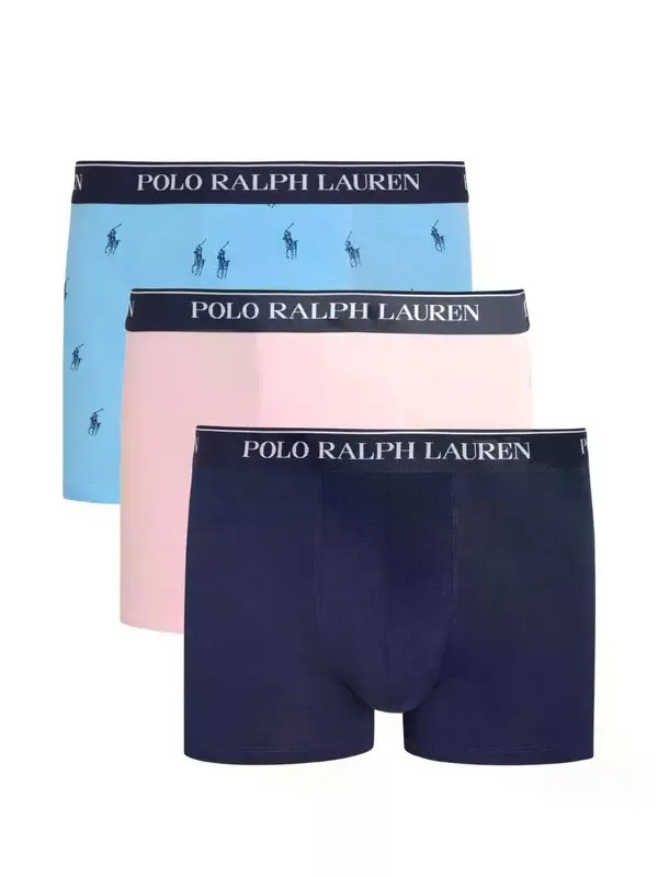 Polo Ralph Lauren Logo-waistband Boxers - Blue