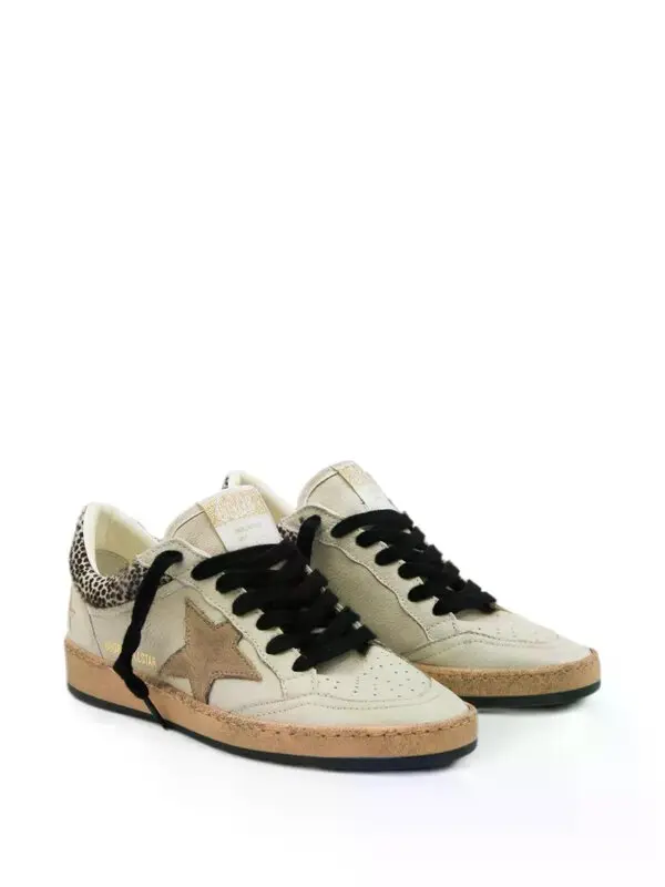 GOLDEN GOOSE Ball Star Leopard Print Sneakers